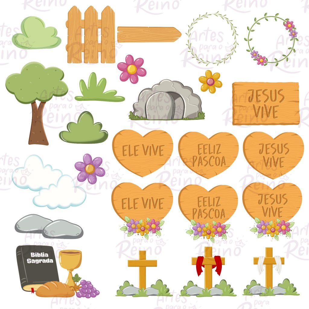 Kit Digital JESUS RESSUSCITOU – Artes para o Reino