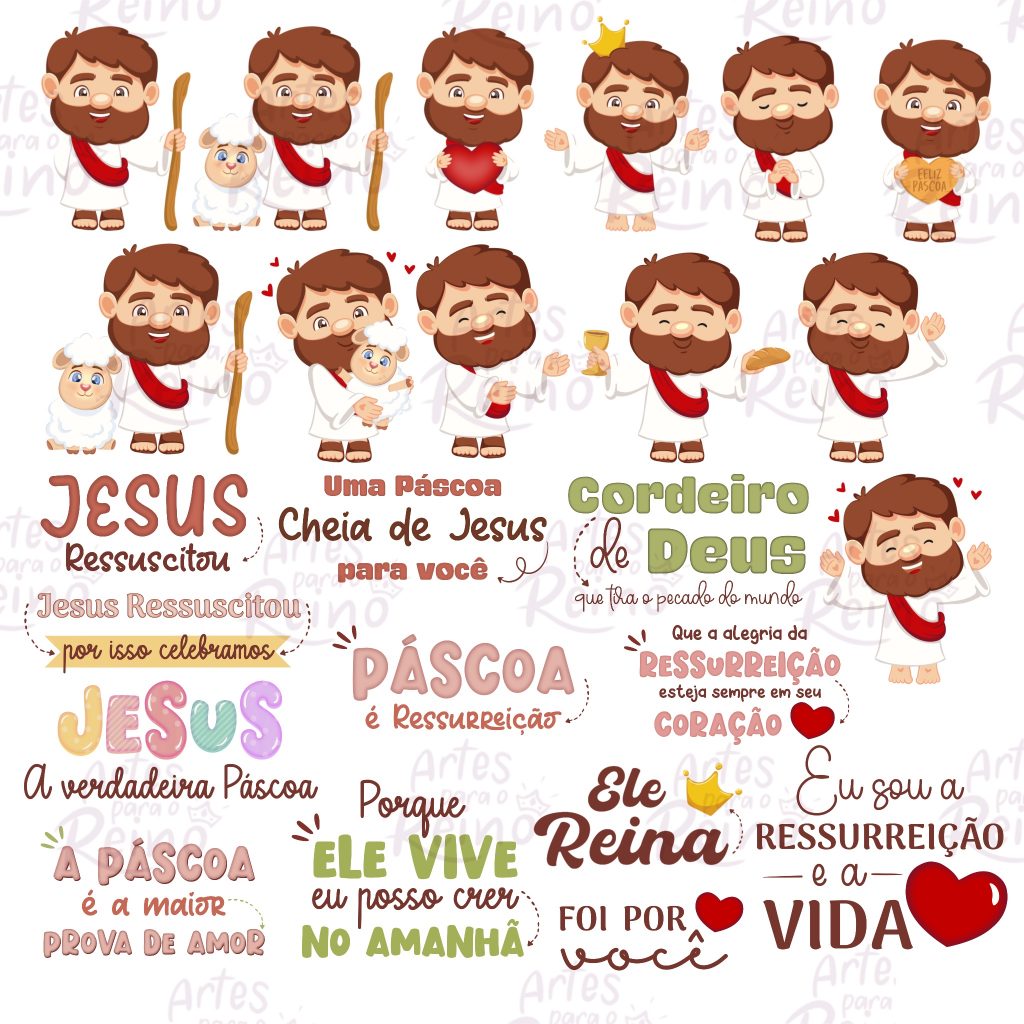 Kit Digital JESUS RESSUSCITOU – Artes para o Reino