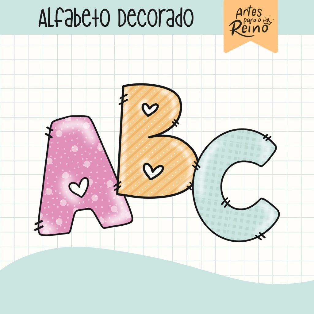 Alfabeto Decorado – Artes para o Reino