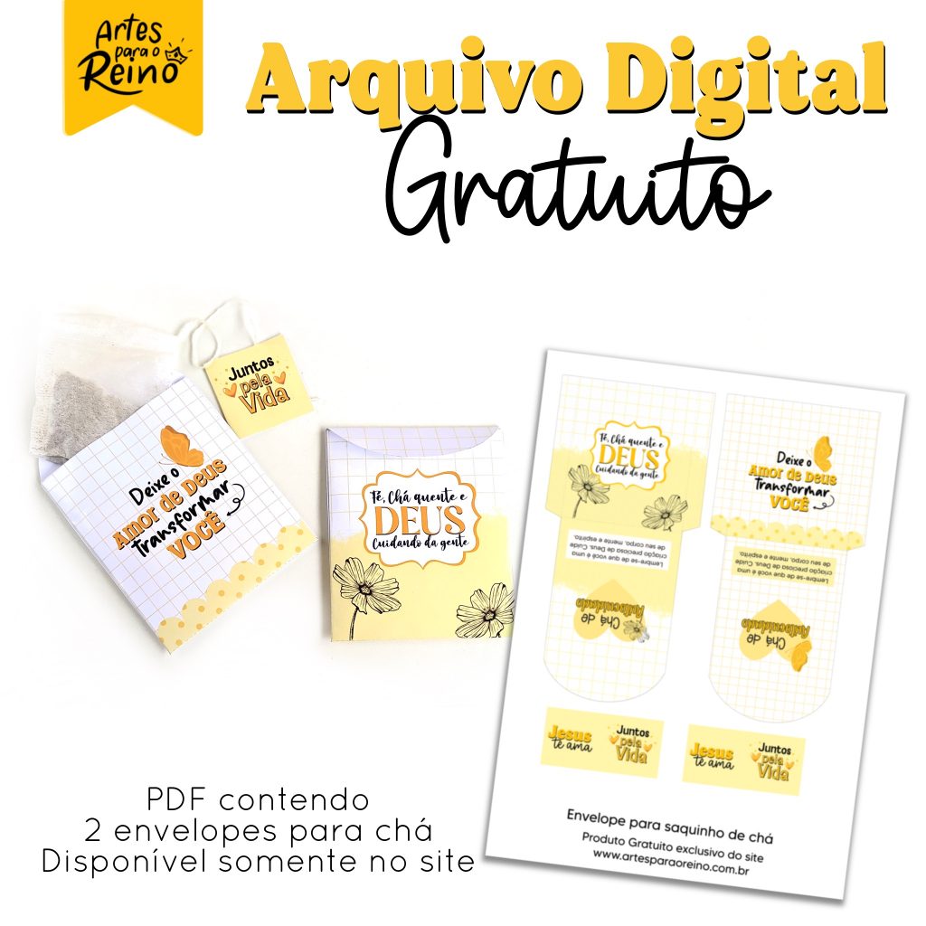 Caderno de Oração Grátis – Artes para o Reino