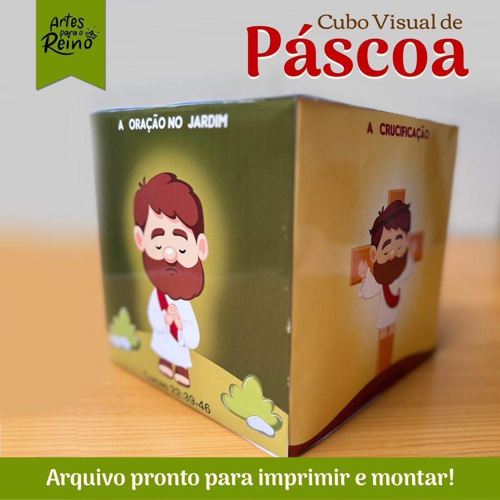 Cubo Visual de Páscoa – Artes para o Reino